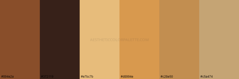 Light brown Color Palettes - Aesthetic Color Palette