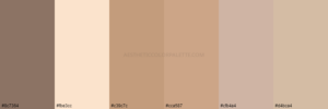 Neutral Brown Color Palettes - Aesthetic Color Palette