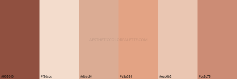 Neutral Brown Color Palettes - Aesthetic Color Palette
