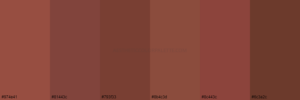 Red and Brown Color Palettes - Aesthetic Color Palette