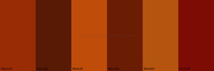 Red and Brown Color Palettes - Aesthetic Color Palette