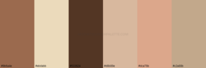 Pastel Brown Color Palettes - Aesthetic Color Palette