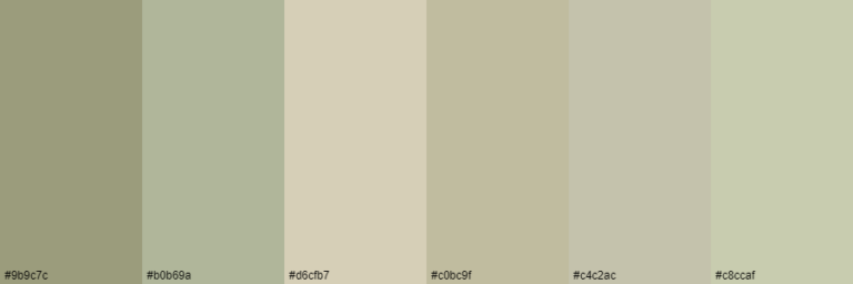 Green Brown Color Palettes - Aesthetic Color Palette