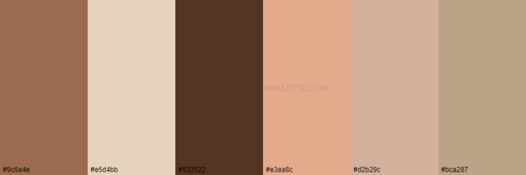 Light brown Color Palettes - Aesthetic Color Palette