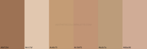Neutral Brown Color Palettes - Aesthetic Color Palette