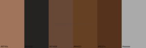 Warm Brown Color Palettes - Aesthetic Color Palette