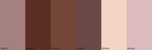 Pink Brown Color Palettes - Aesthetic Color Palette