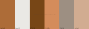 Neutral Brown Color Palettes - Aesthetic Color Palette