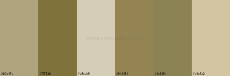 Brown and Grey Color Palettes - Aesthetic Color Palette