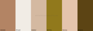 Pastel Brown Color Palettes - Aesthetic Color Palette