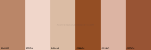 Pastel Brown Color Palettes - Aesthetic Color Palette