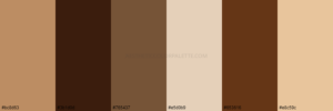 Warm Brown Color Palettes - Aesthetic Color Palette