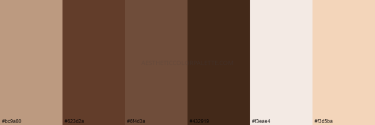 Light brown Color Palettes - Aesthetic Color Palette