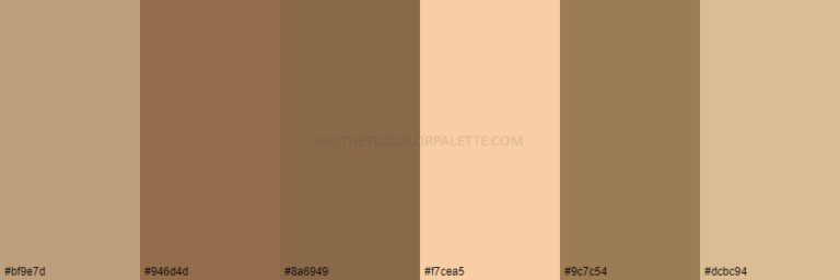 Light brown Color Palettes - Aesthetic Color Palette