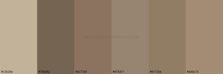 Light brown Color Palettes - Aesthetic Color Palette