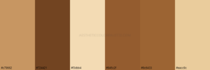 Pastel Brown Color Palettes - Aesthetic Color Palette