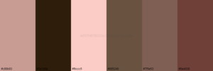 Pink Brown Color Palettes - Aesthetic Color Palette