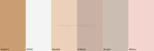 Pastel Brown Color Palettes - Aesthetic Color Palette