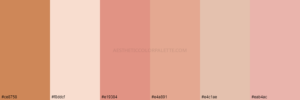 Pastel Brown Color Palettes - Aesthetic Color Palette