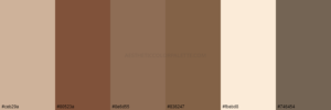 Pastel Brown Color Palettes - Aesthetic Color Palette