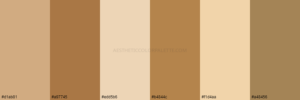 Pastel Brown Color Palettes - Aesthetic Color Palette