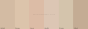 Pastel Brown Color Palettes - Aesthetic Color Palette