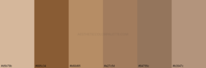 Pastel Brown Color Palettes - Aesthetic Color Palette
