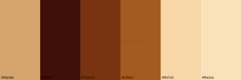 Light brown Color Palettes - Aesthetic Color Palette