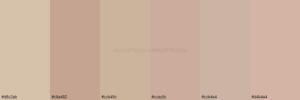 Pastel Brown Color Palettes - Aesthetic Color Palette