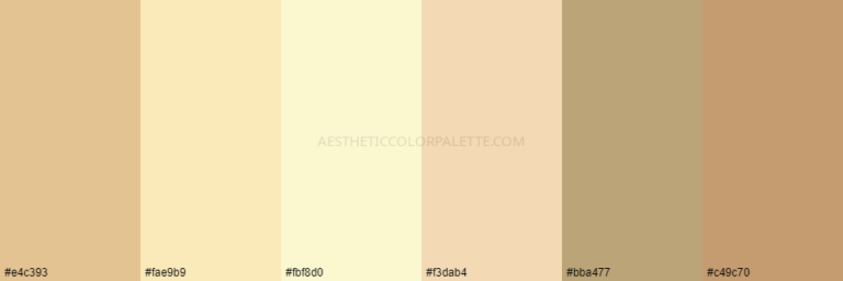 Light brown Color Palettes - Aesthetic Color Palette