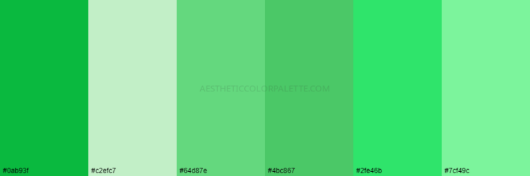 Kelly Green Color Palettes - Aesthetic Color Palette