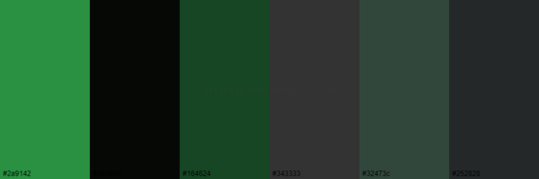 Grey Green Color Palettes - Aesthetic Color Palette
