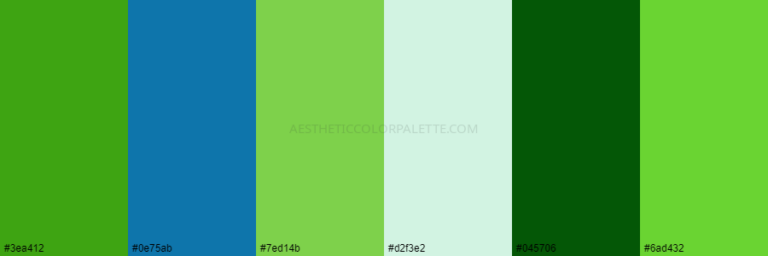 Kelly Green Color Palettes - Aesthetic Color Palette
