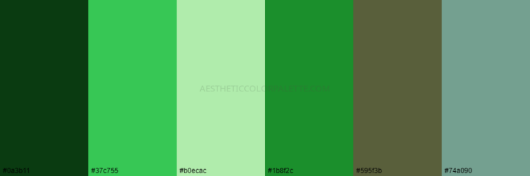 Lime Green Color Palettes - Aesthetic Color Palette