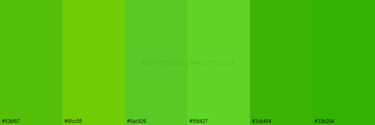 Lime Green Color Palettes - Aesthetic Color Palette