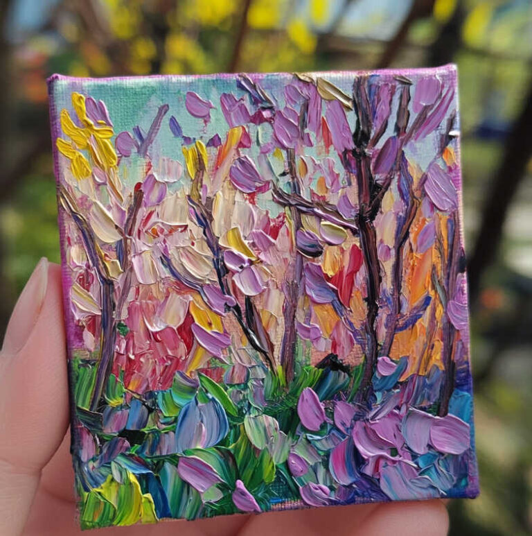 30 Inspiring Small Painting Ideas to Try Today - Aesthetic Color Palette