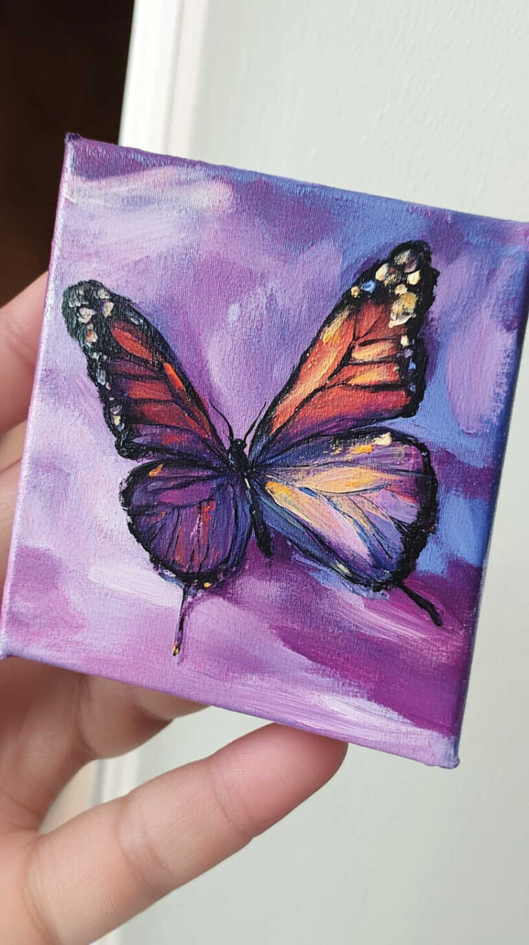 30 Inspiring Small Painting Ideas to Try Today - Aesthetic Color Palette