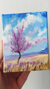 30 Inspiring Small Painting Ideas to Try Today - Aesthetic Color Palette