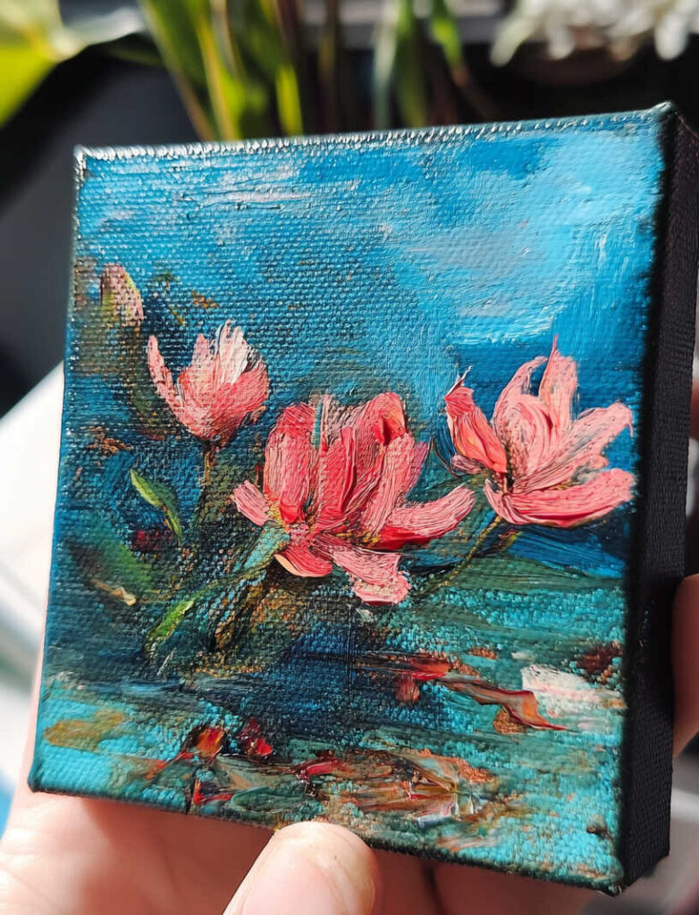 30 Inspiring Small Painting Ideas to Try Today - Aesthetic Color Palette