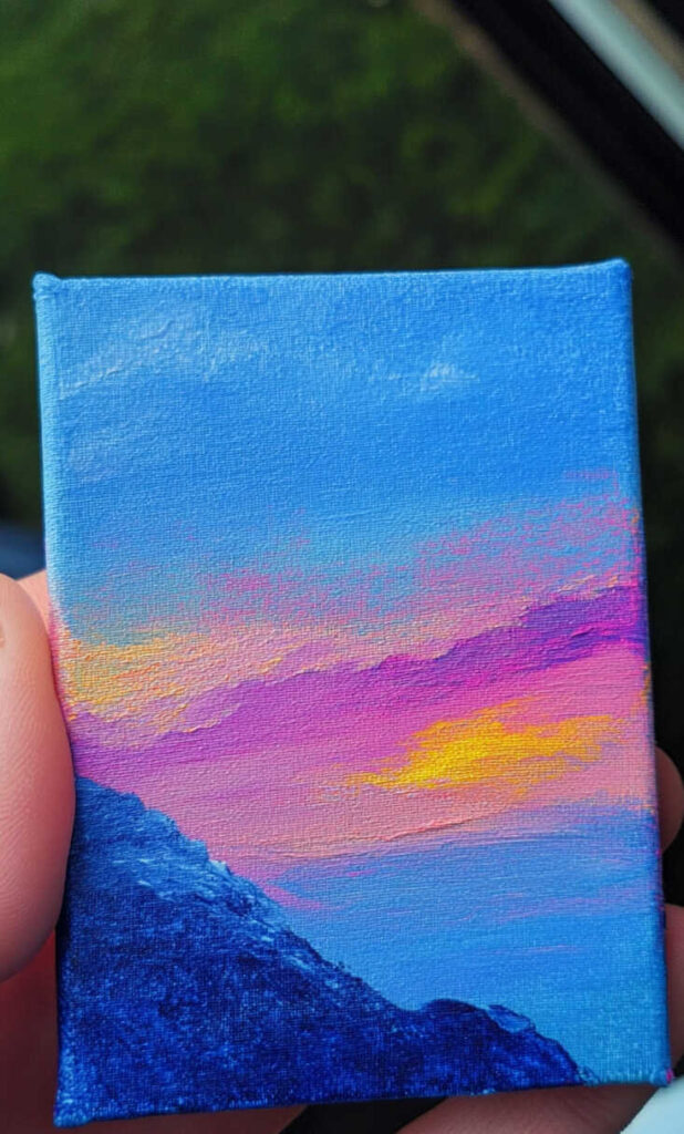 30 Inspiring Small Painting Ideas to Try Today - Aesthetic Color Palette