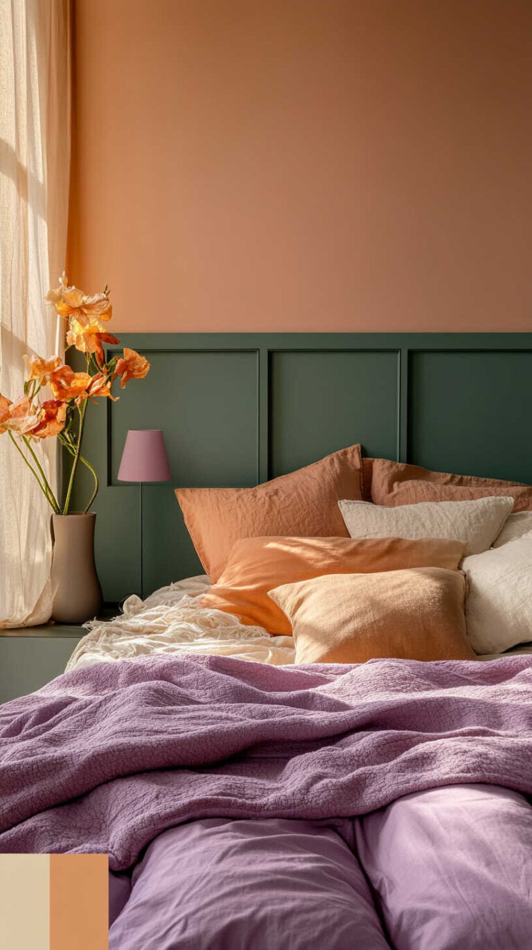 20+ Bedroom Color Combination Ideas - Aesthetic Color Palette