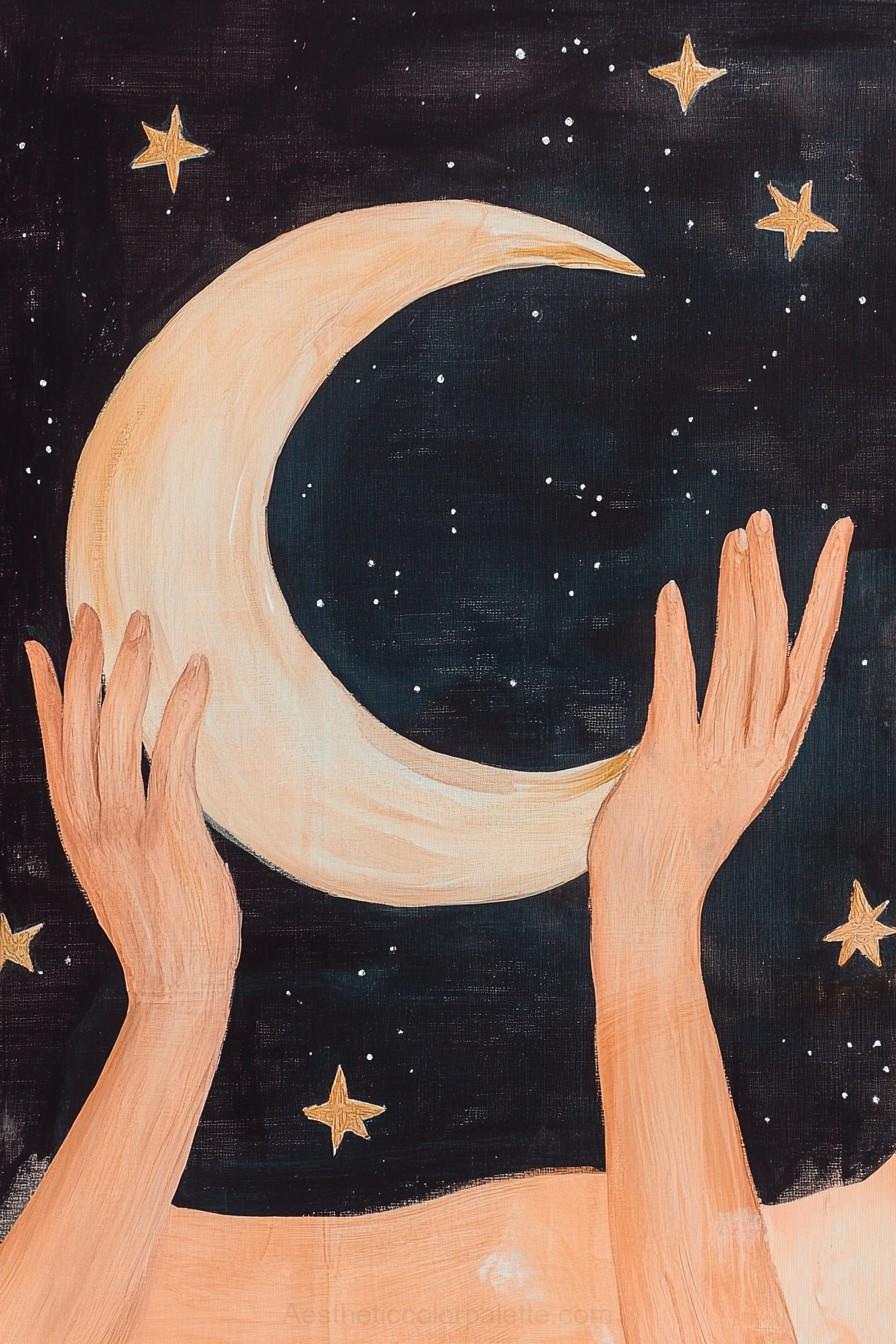 Celestial Painting ideas - Aesthetic Color Palette