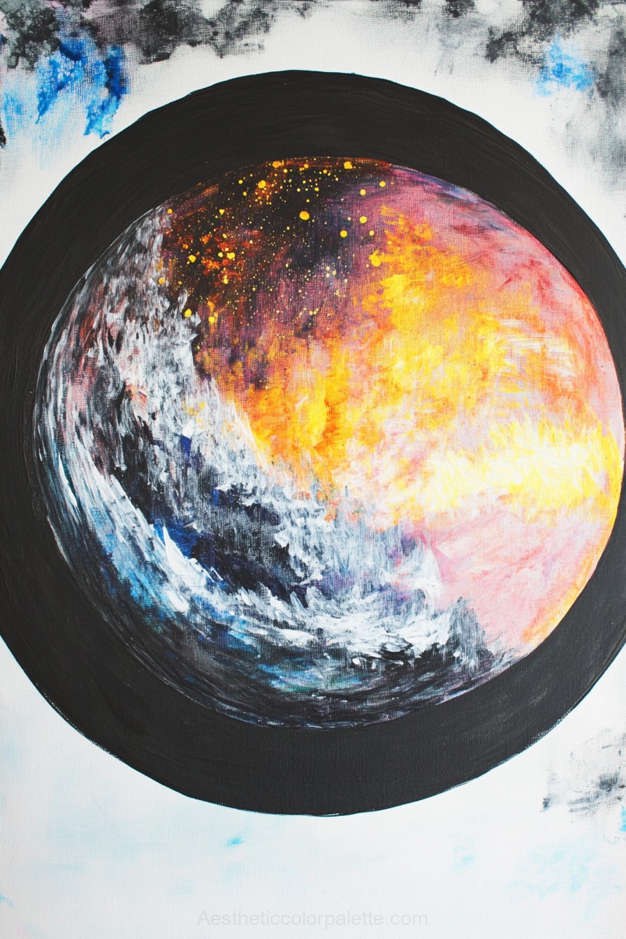 Celestial Painting ideas - Aesthetic Color Palette