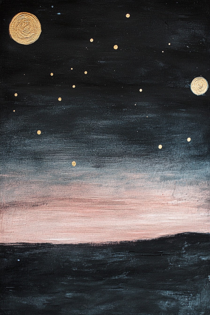 Celestial Painting ideas - Aesthetic Color Palette