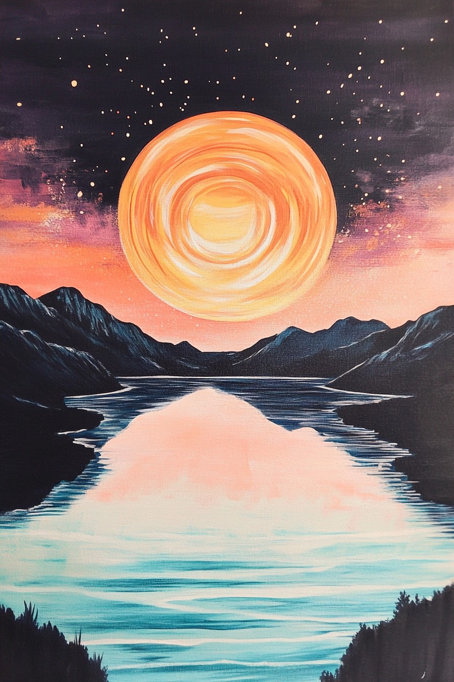 Celestial Painting ideas - Aesthetic Color Palette