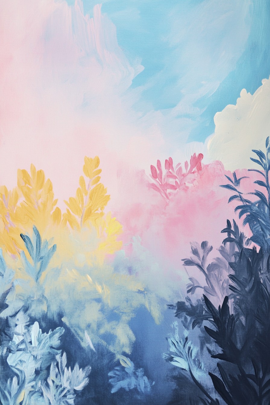 Fairycore Painting ideas - Aesthetic Color Palette