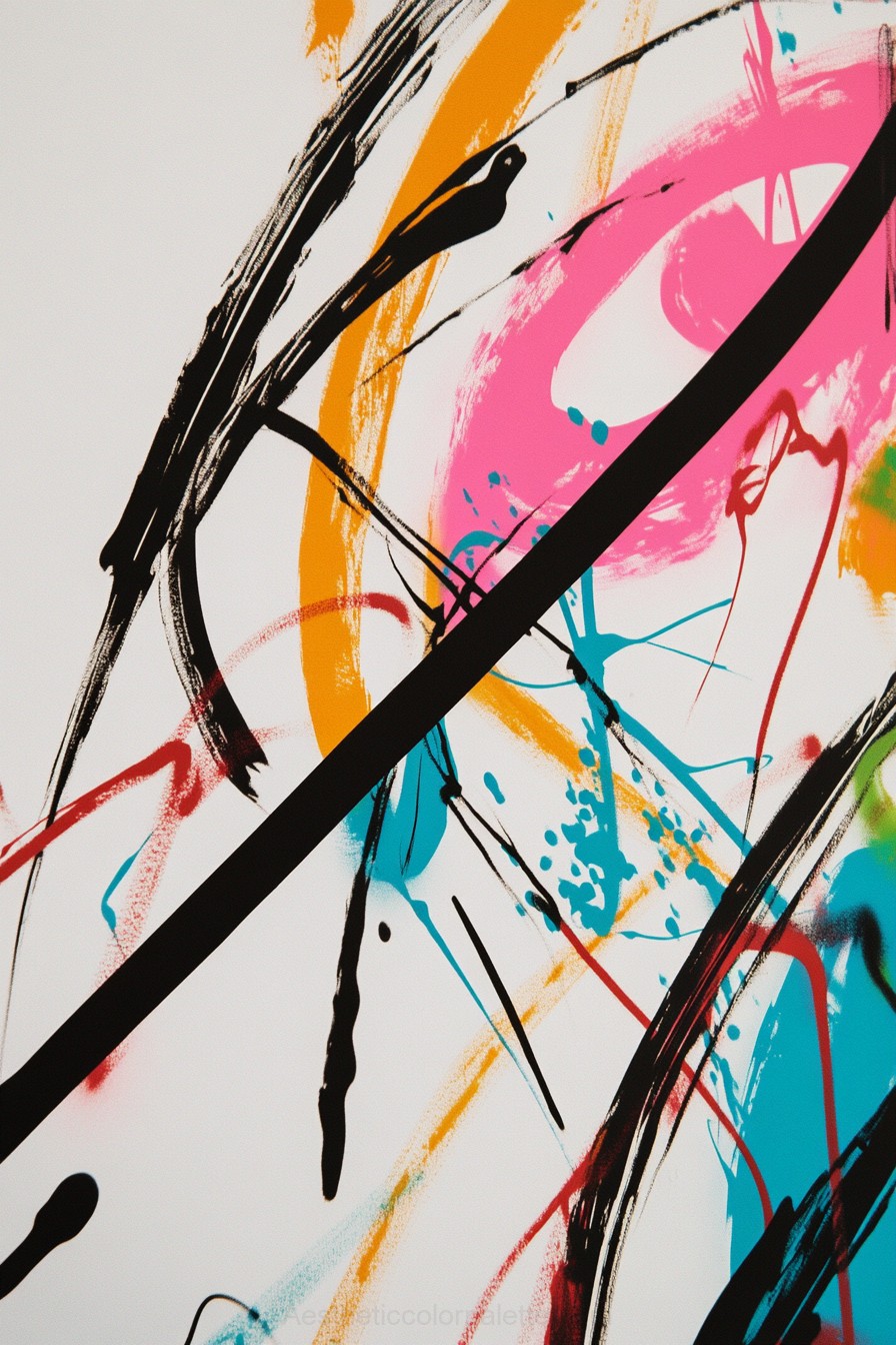 Graffiti Painting ideas - Aesthetic Color Palette